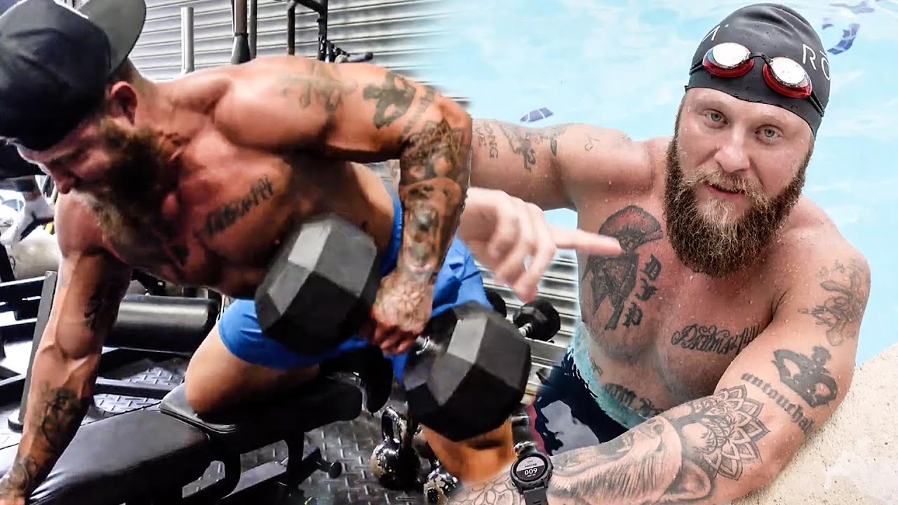 A Day in the Life | Swim Training & Full Body Weight Training | Phil ...