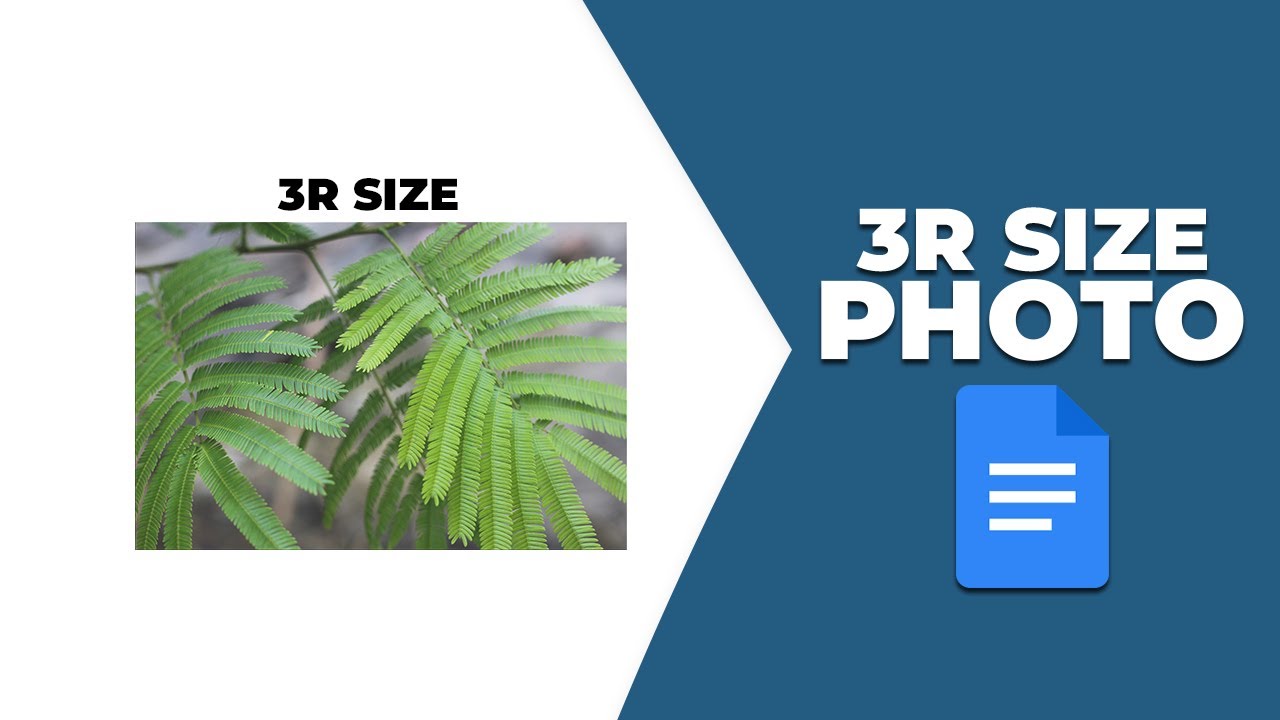 How To Make 3R Size Photo In Google Docs YouTube How To Make 3R Size Photo In Google Docs YouTube