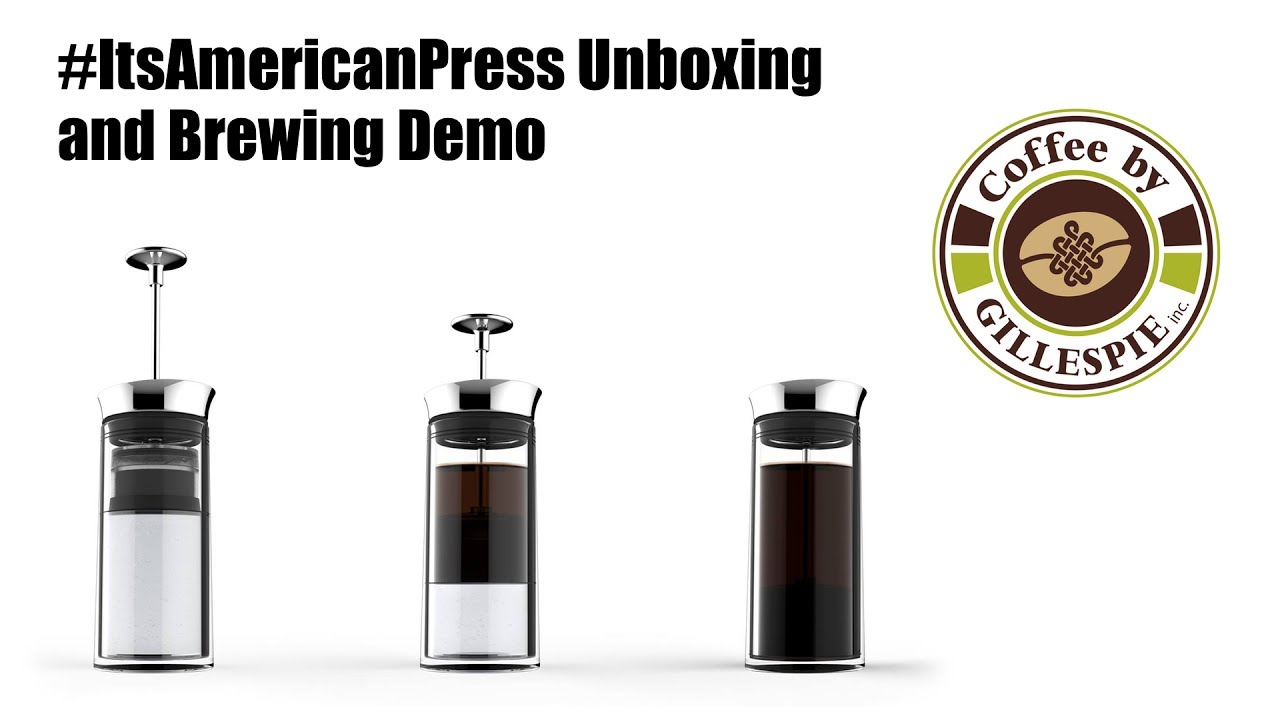 American Press unboxing and brewing video - YouTube