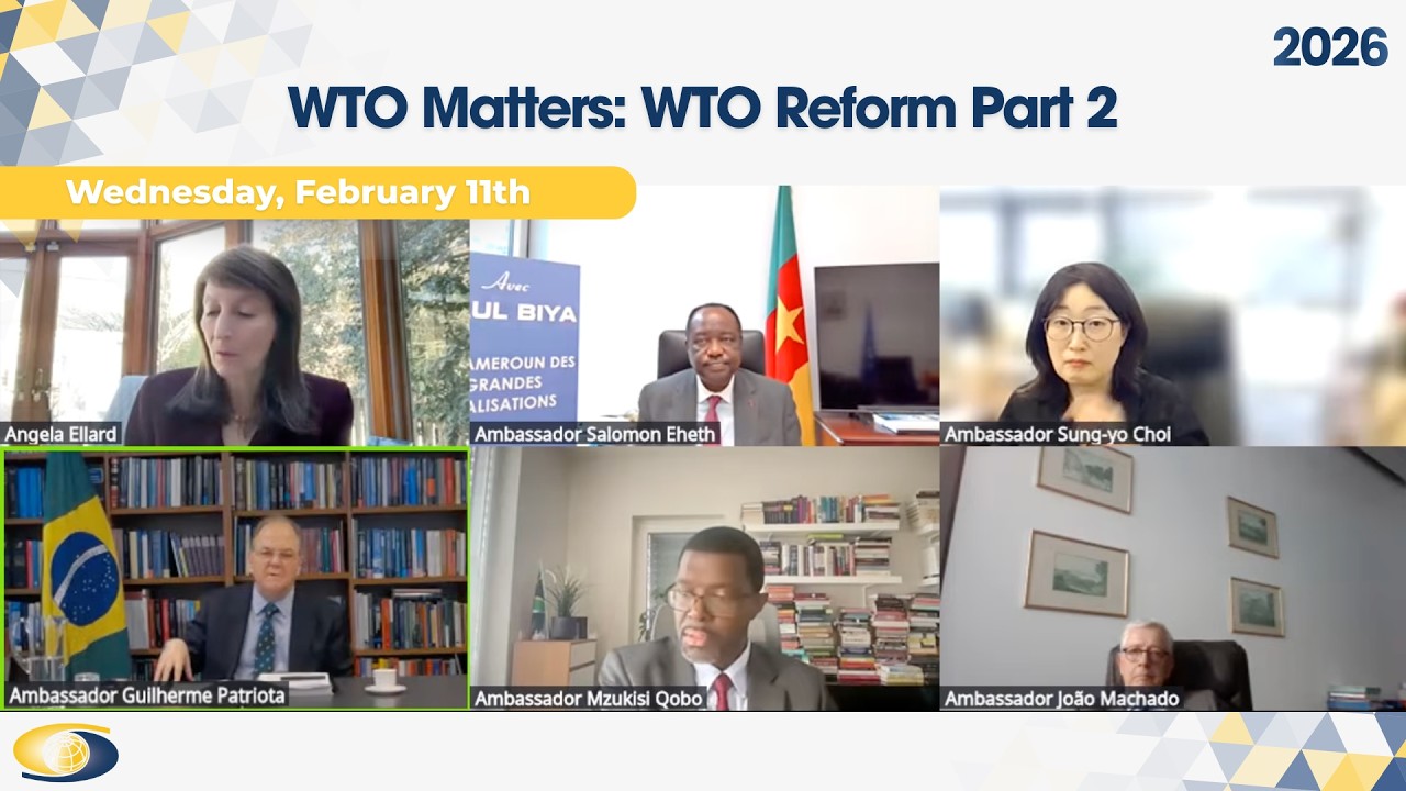 WTO Matters: WTO Reform Part 2 - YouTube