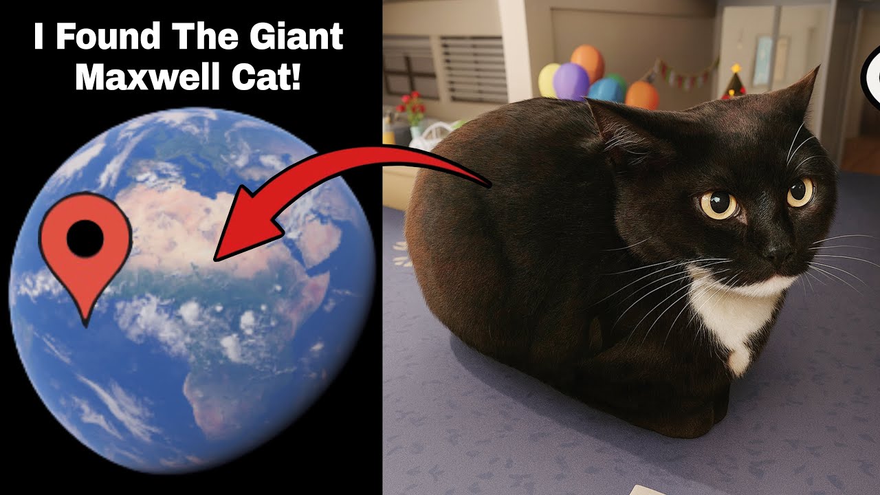 🔥I Found The Giant Maxwell Cat 🐈‍⬛ Spotted On Google Earth & Google ...