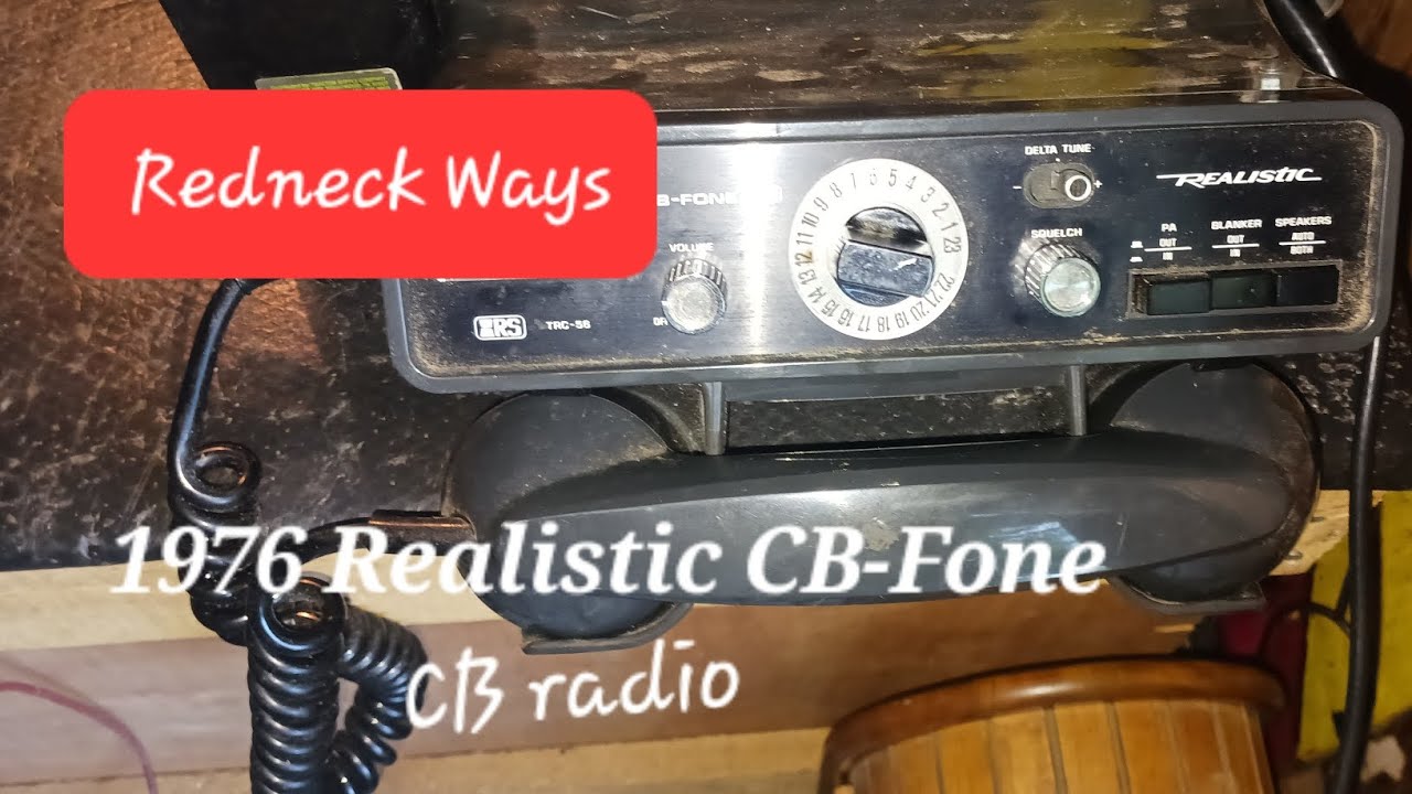 1976 Radio Shack Fone CB radio [Redneck Ways [ - YouTube