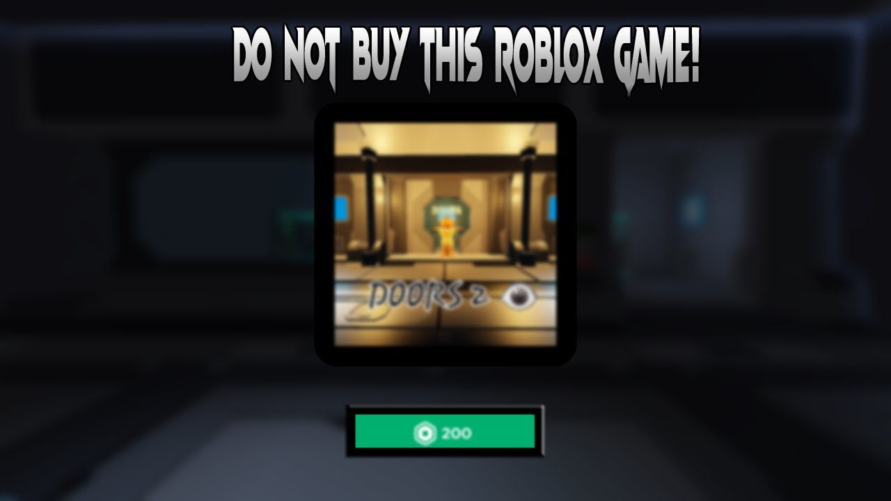 Do NOT buy this Roblox Game - It's a Scam! - YouTube