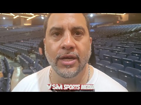 "MULLIGAN" Berlanga Trainer Marc Farrait CANDID on Edgar Berlanga UD ...