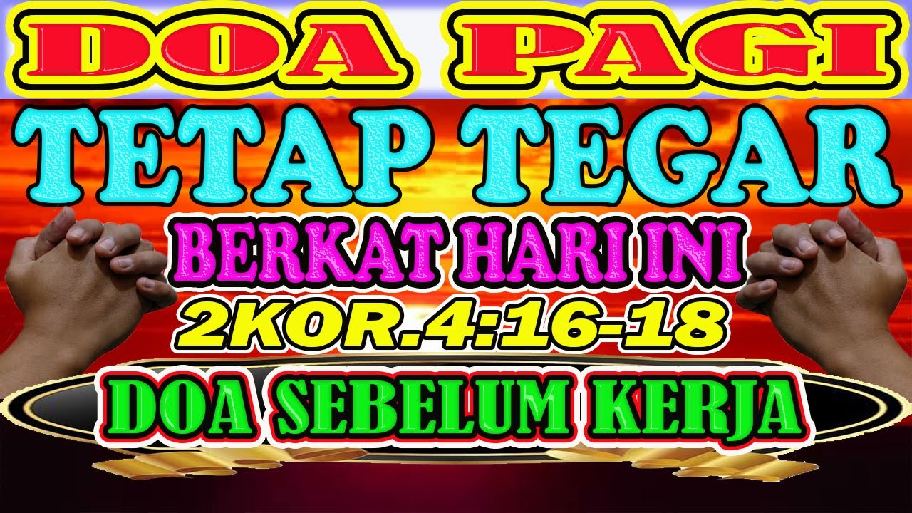 💝Renungan pagi kristen hari ini, doa pagi, renungan pagi, doa pagi ...