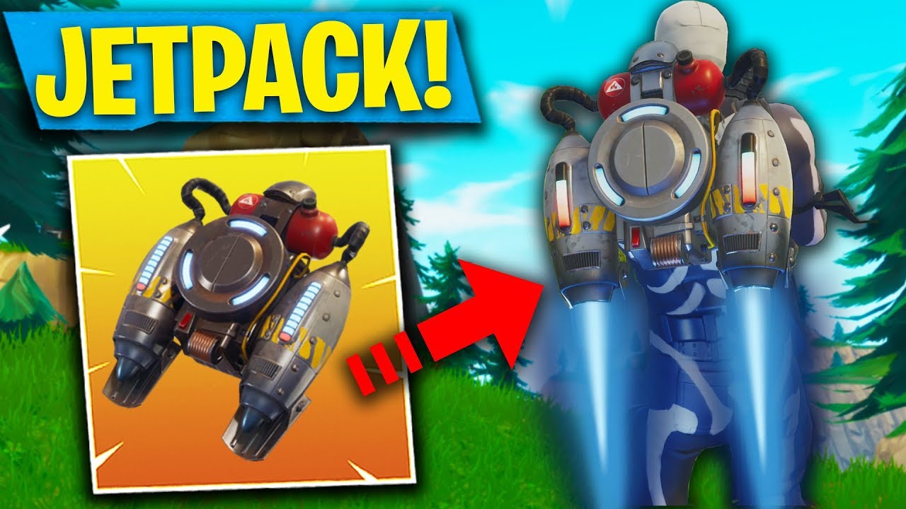 WHERE TO FIND THE JETPACK! NEW JETPACK ITEM GAMEPLAY! FORTNITE UPDATE 4 ...
