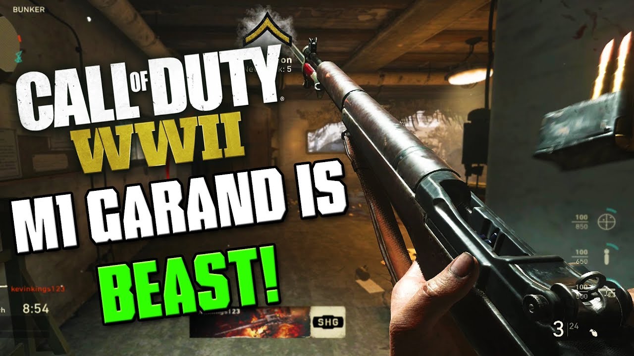 M1 Garand IS BEAST! Call of Duty WW2 PC Beta Gameplay HD - YouTube