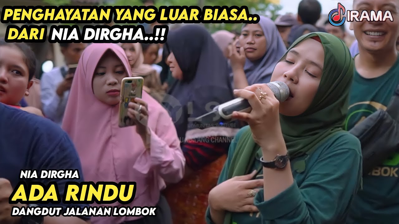 ADA RINDU - NIA DIRGHA IRAMA DOPANG DANGDUT JALANAN LOMBOK TERPOPULER ...