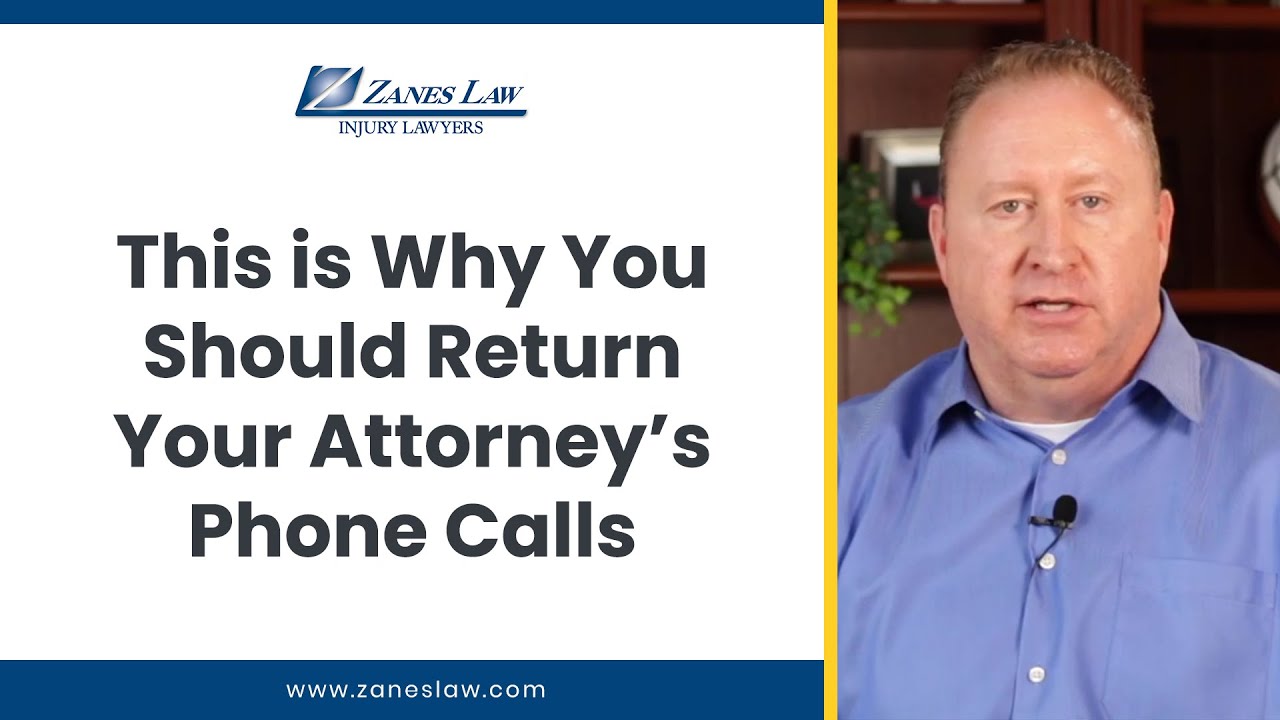 This Is Why You Should Return Your Attorney's Phone Calls - YouTube