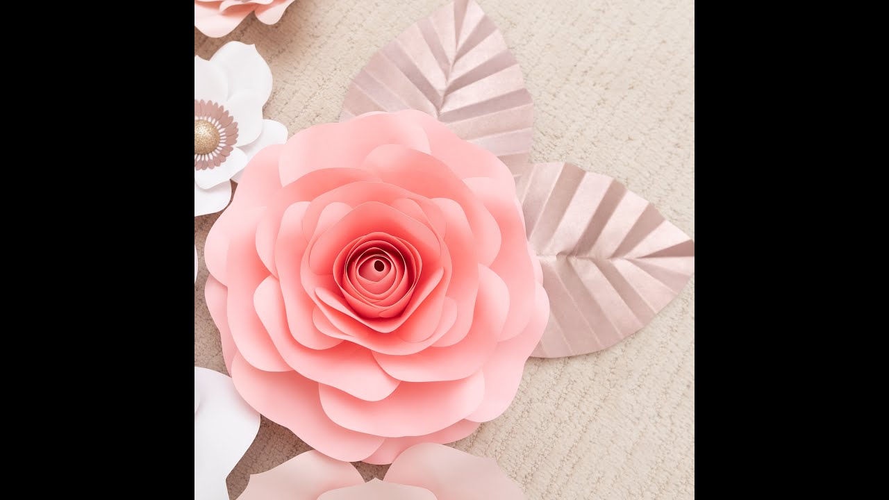 DIY Paper Rose - Original or Wavy Rose Tutorial - YouTube