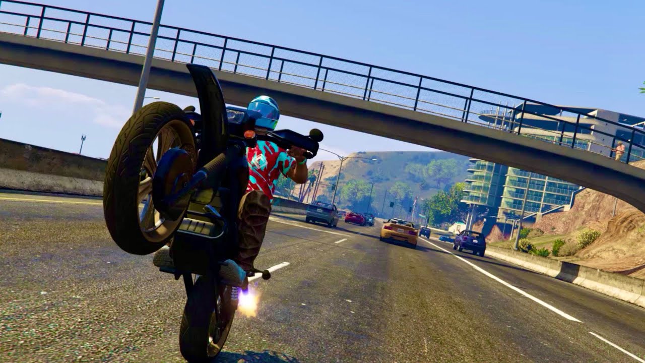 GTA online The Maibatsu Manchez Scout Using Rockstar Editor - YouTube
