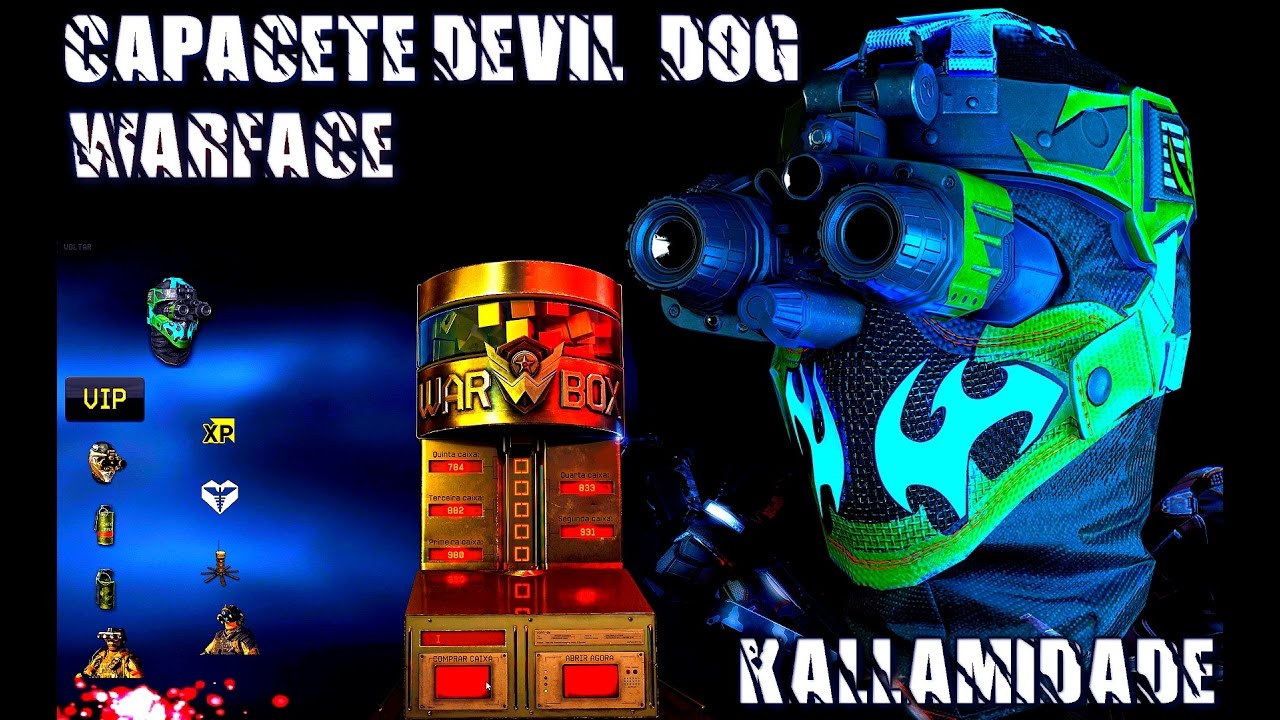 WARBOX CAPACETE DEVIL DOG DE ENGENHEIRO WARFACE - YouTube