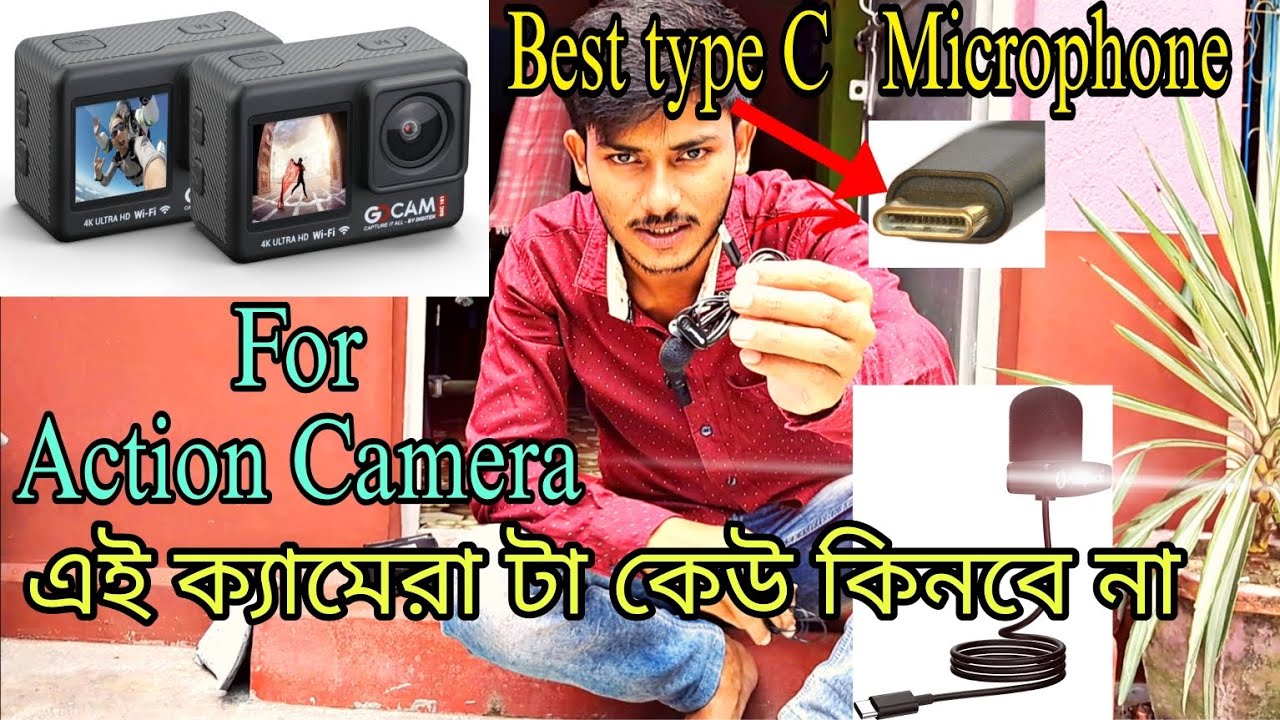 best type c microphone for action camera | digitek action camera ...