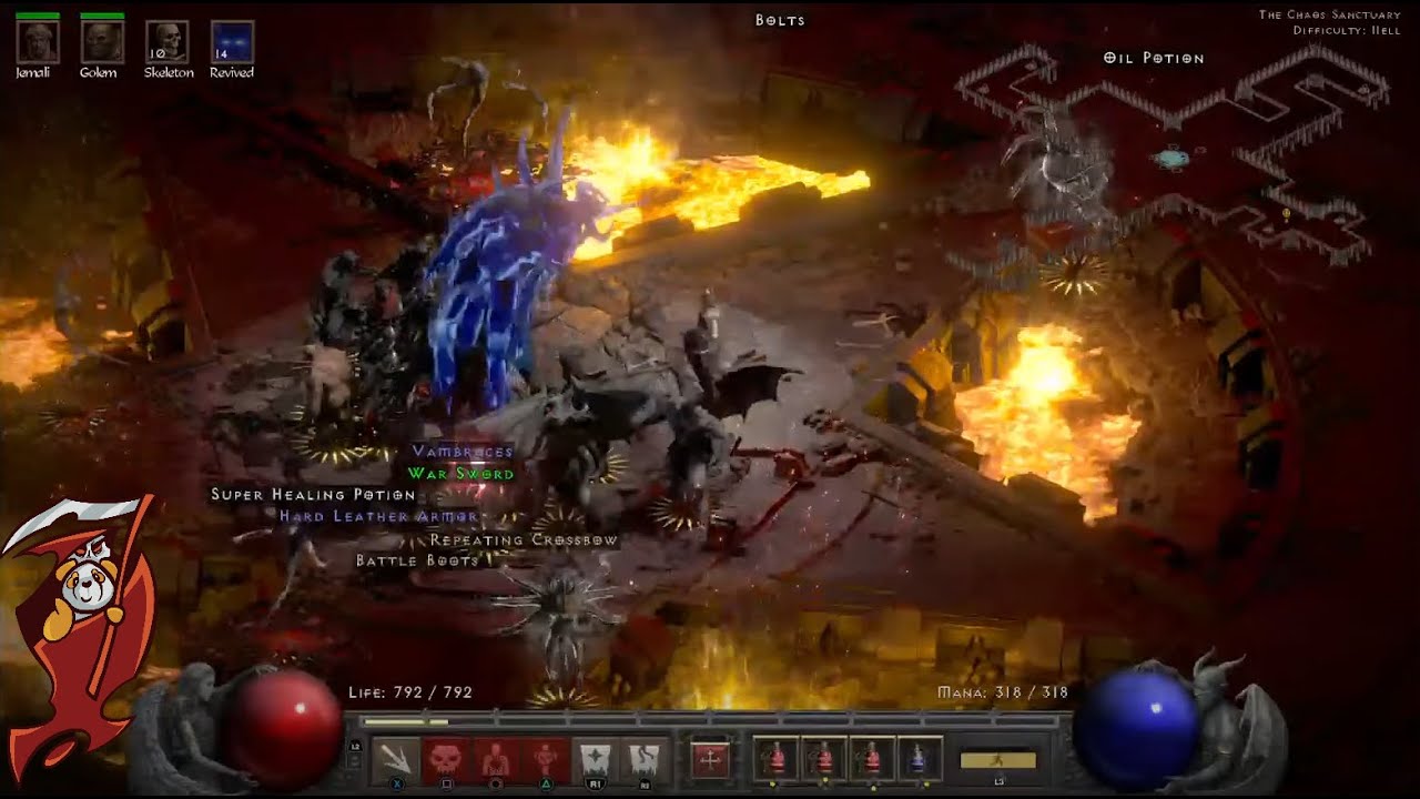 Diablo II Resurrected: Hell: Diablo, Travincal, Tristram, The Countess ...