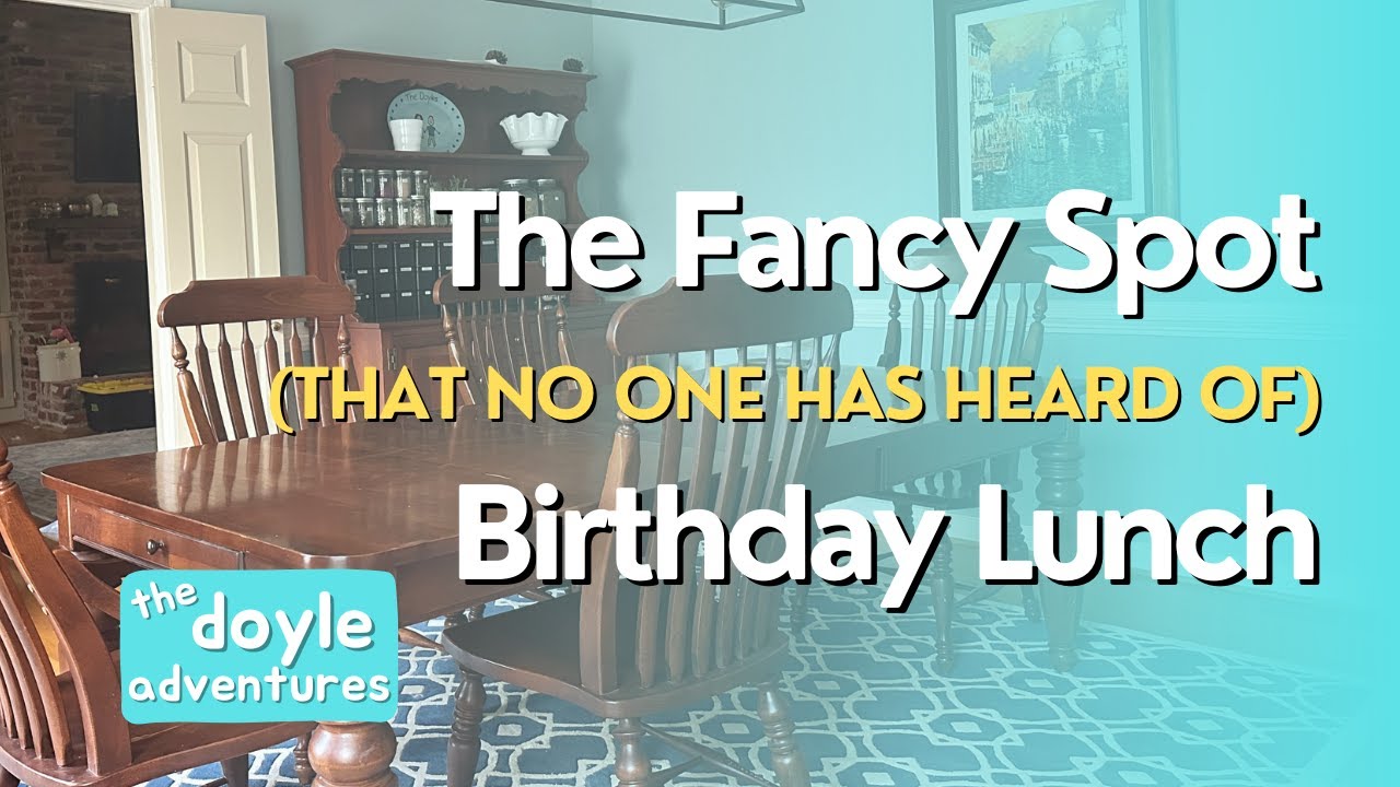 #21 The Fancy Spot That No One Has Heard Of Birthday Lunch - YouTube