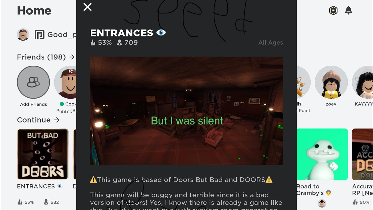 Roblox entrances speed run - YouTube