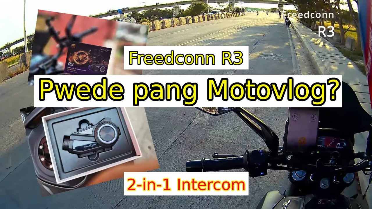 Freedconn R3 Pwede Bang pang Motovlog? Malinaw ba ang camera? - YouTube