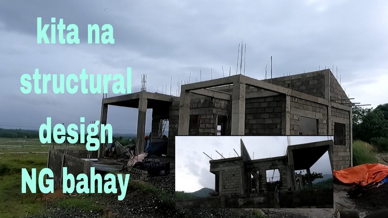 Kita na Ang structural design NG Bahay // single storey bungalow house ...