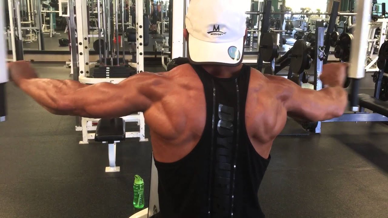 Rear lats spread workout - YouTube