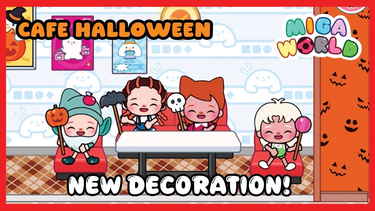 Miga Town: My World - NEW Cafe Halloween Decoration ! - YouTube