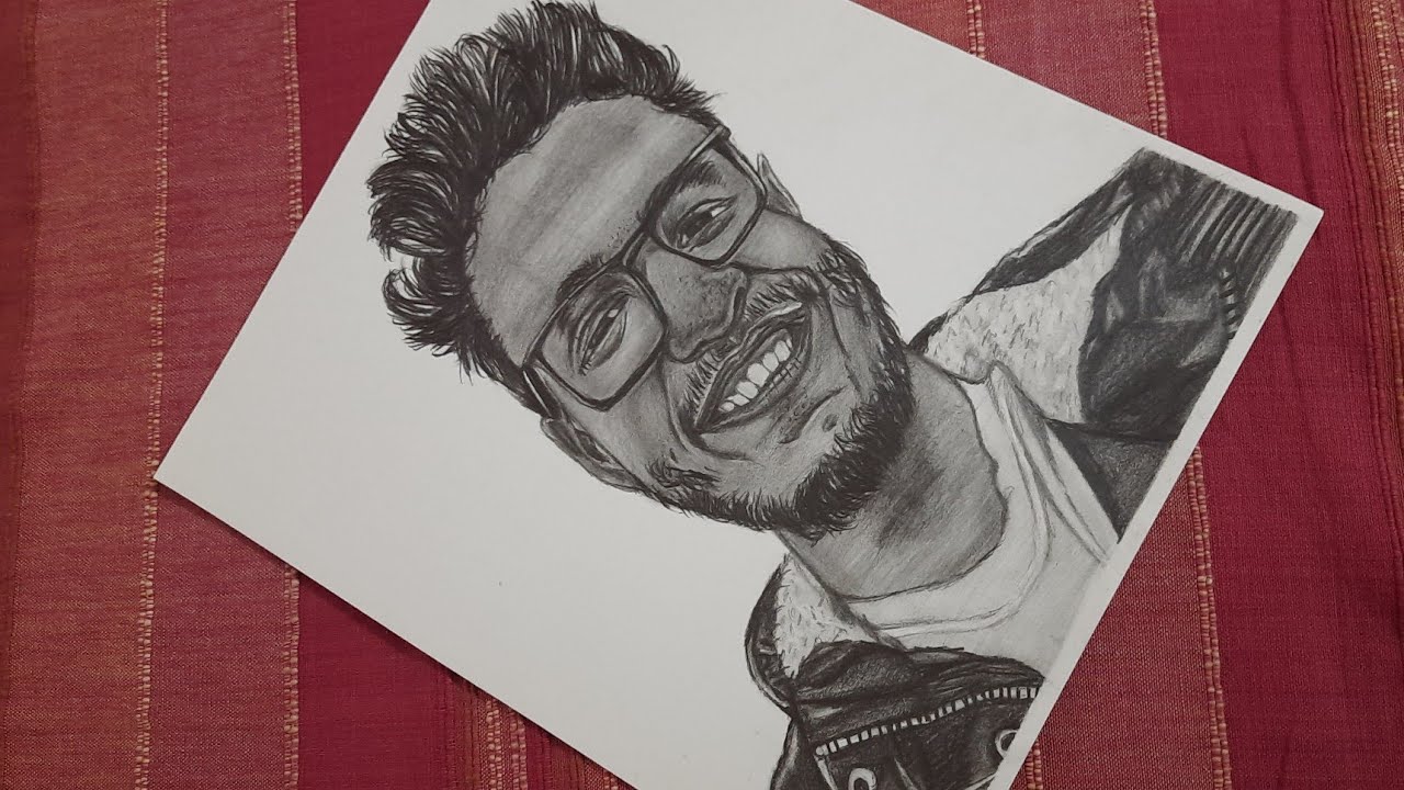 Drawing most famous youtuber Nischay Malhan Aka Triggered/Live Insaan ...