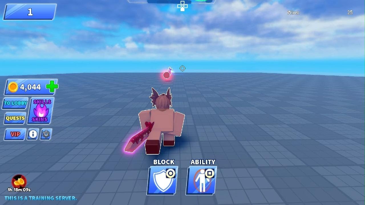 Killing Extreme Bot - Roblox Blade Ball. - YouTube