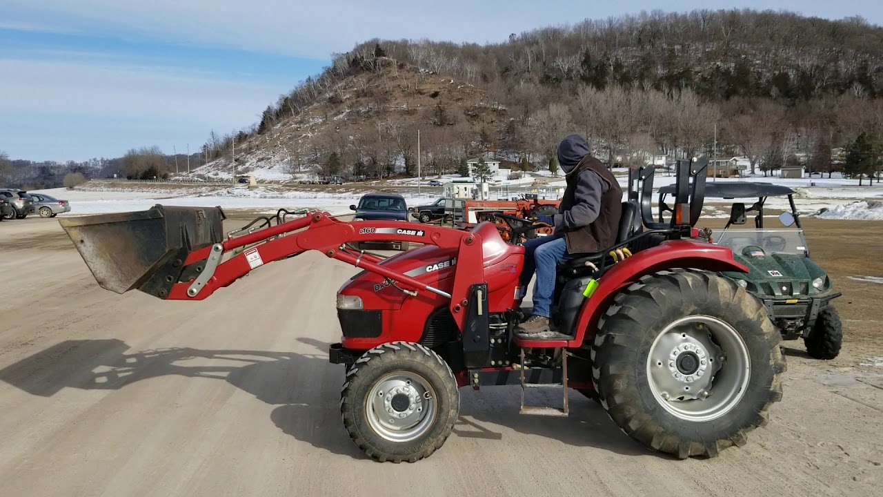 Case DX35 with loader - YouTube