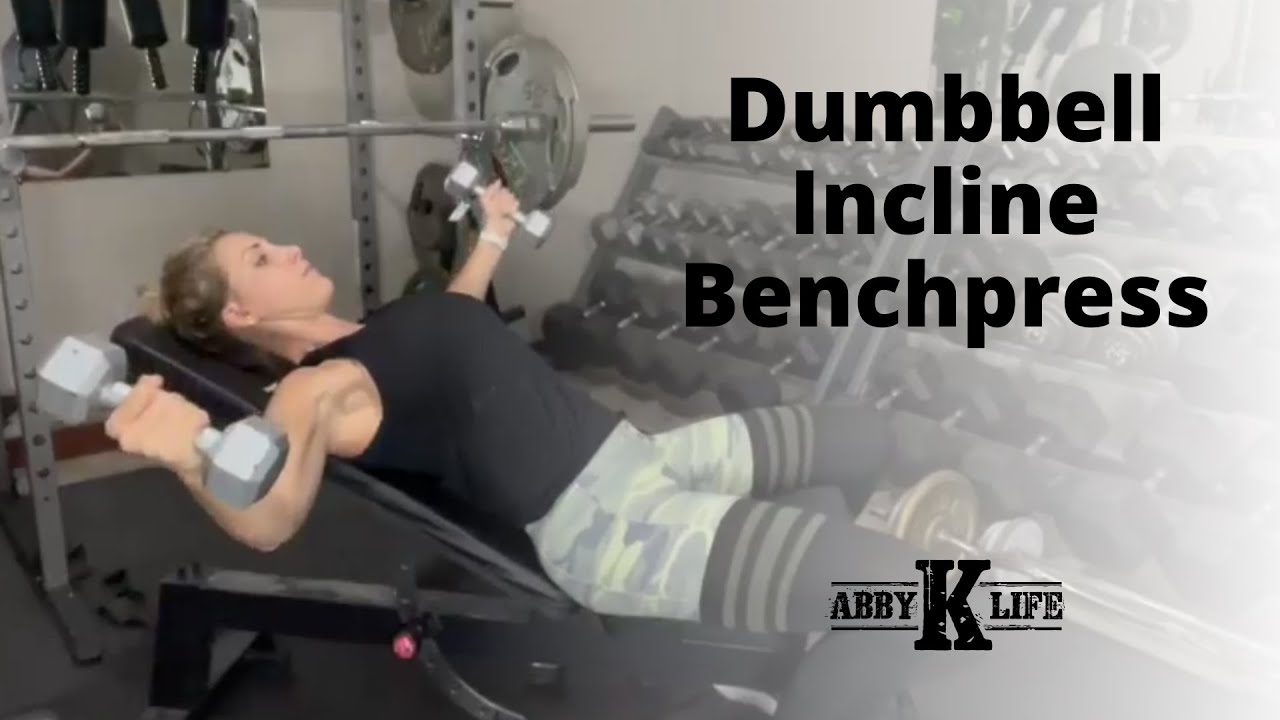 Dumbbell Incline Benchpress - YouTube