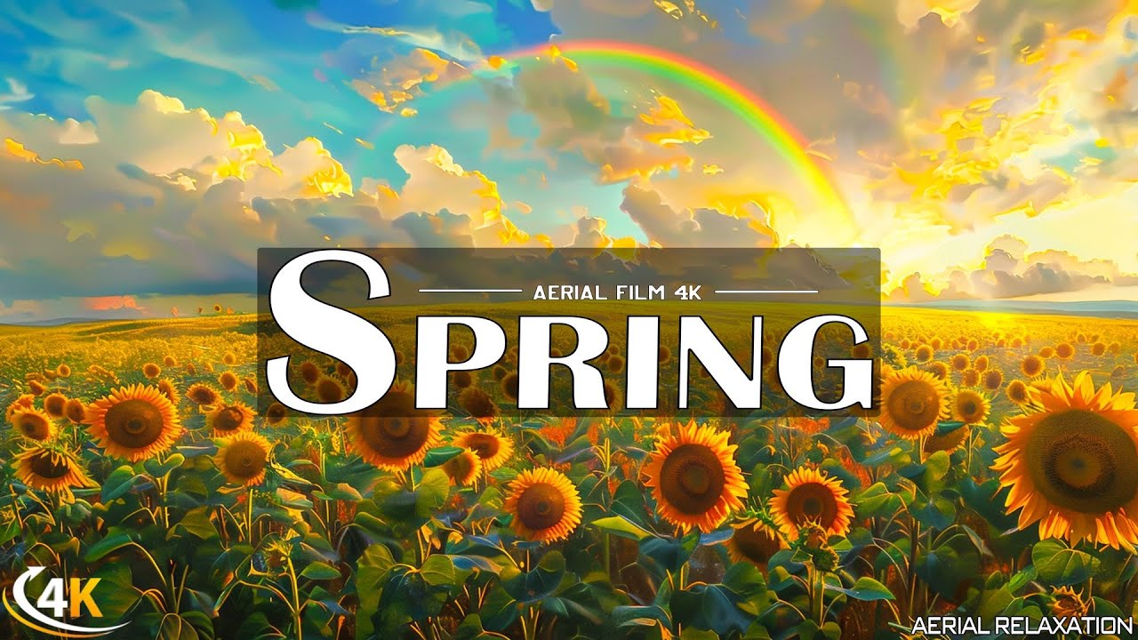 Relaxing Spring Music with Beautiful Sunflowers for a Peaceful Mind ...