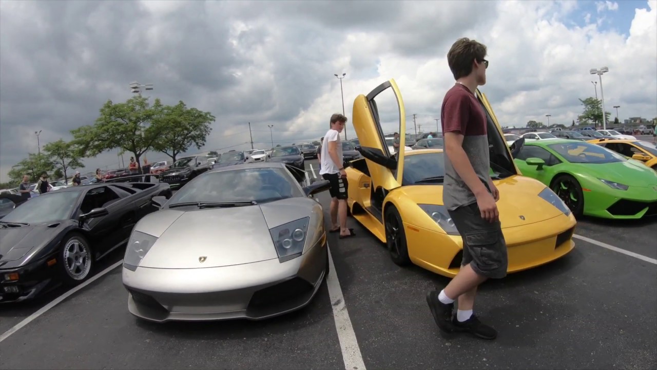 Lamborghini Caravan to the Ace Spade Rally ft. DDE! - YouTube