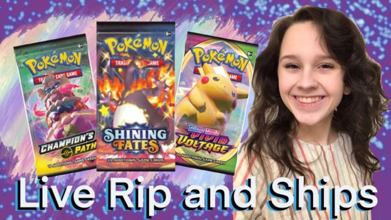 Pokémon LIVE Rip and Ships! Party to End the Week! Hidden Fates ...