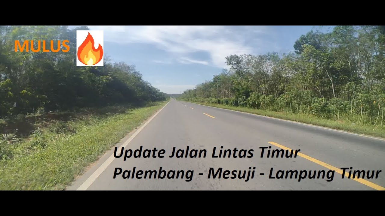 KONDISI JALAN LINTAS TIMUR SUMATERA TERKINI PALEMBANG-MENGGALA-LAMPUNG ...