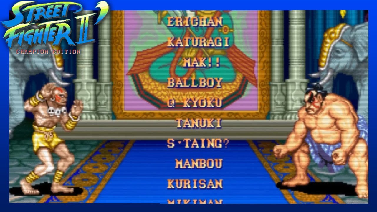 Street Fighter II': Champion Edition (Arcade) | Staff Roll Credits ...