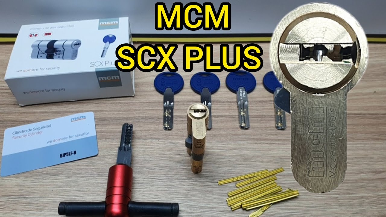 Отмычка для замка MCM SCX Plus - YouTube