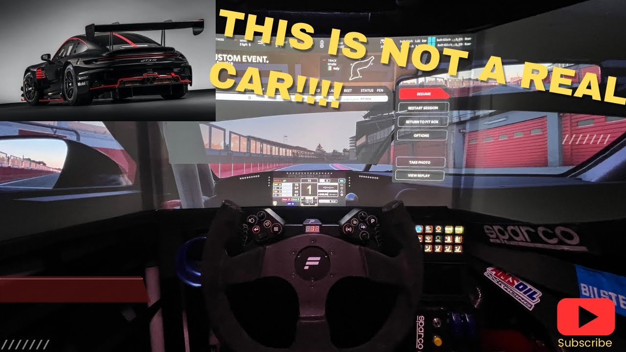REALISTIC POV IN AUTOMOBILISTA 2 WITH THE PORSCHE 992 GT3 R IN IMOLA ...