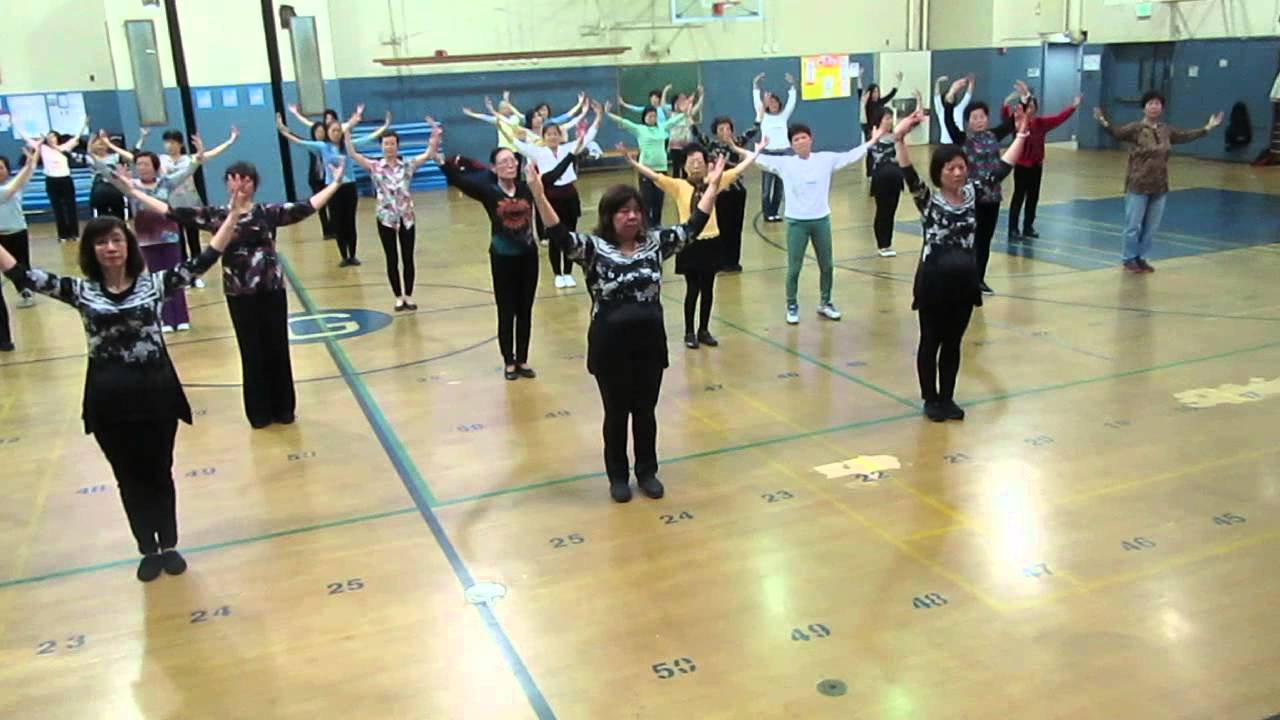 Class Video 再見楊柳 5/21/2015 San Francisco Chinese Line Dance 三藩市鳳凰飛健舞社 ...