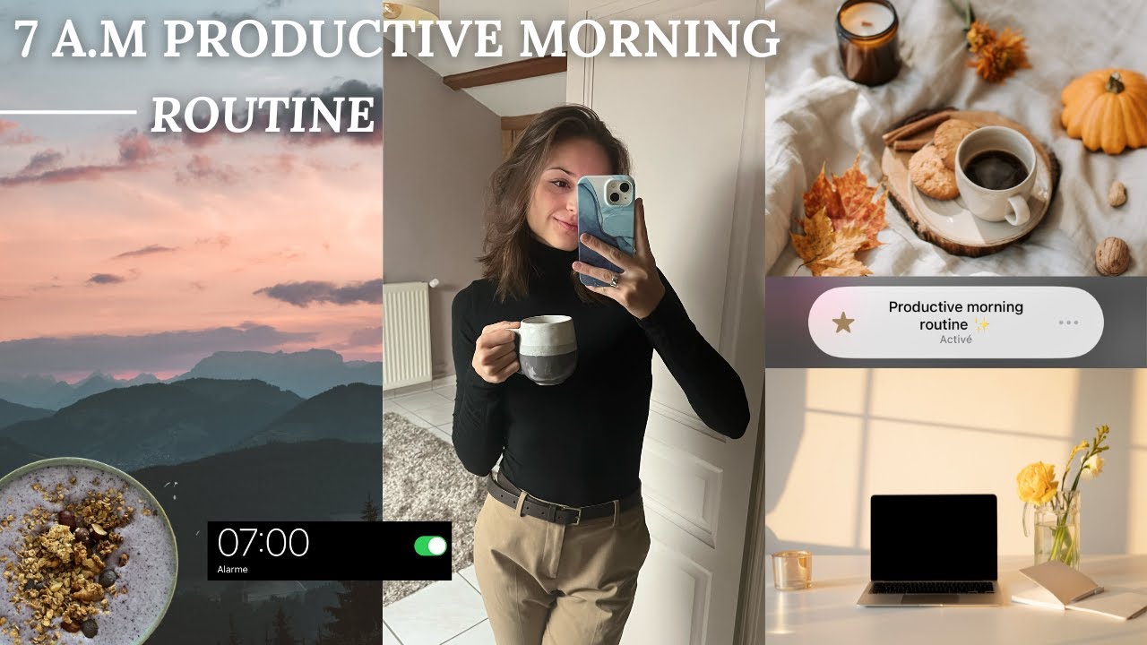 My 7am productive morning routine // gym, breakfast recipe, selfcare ...