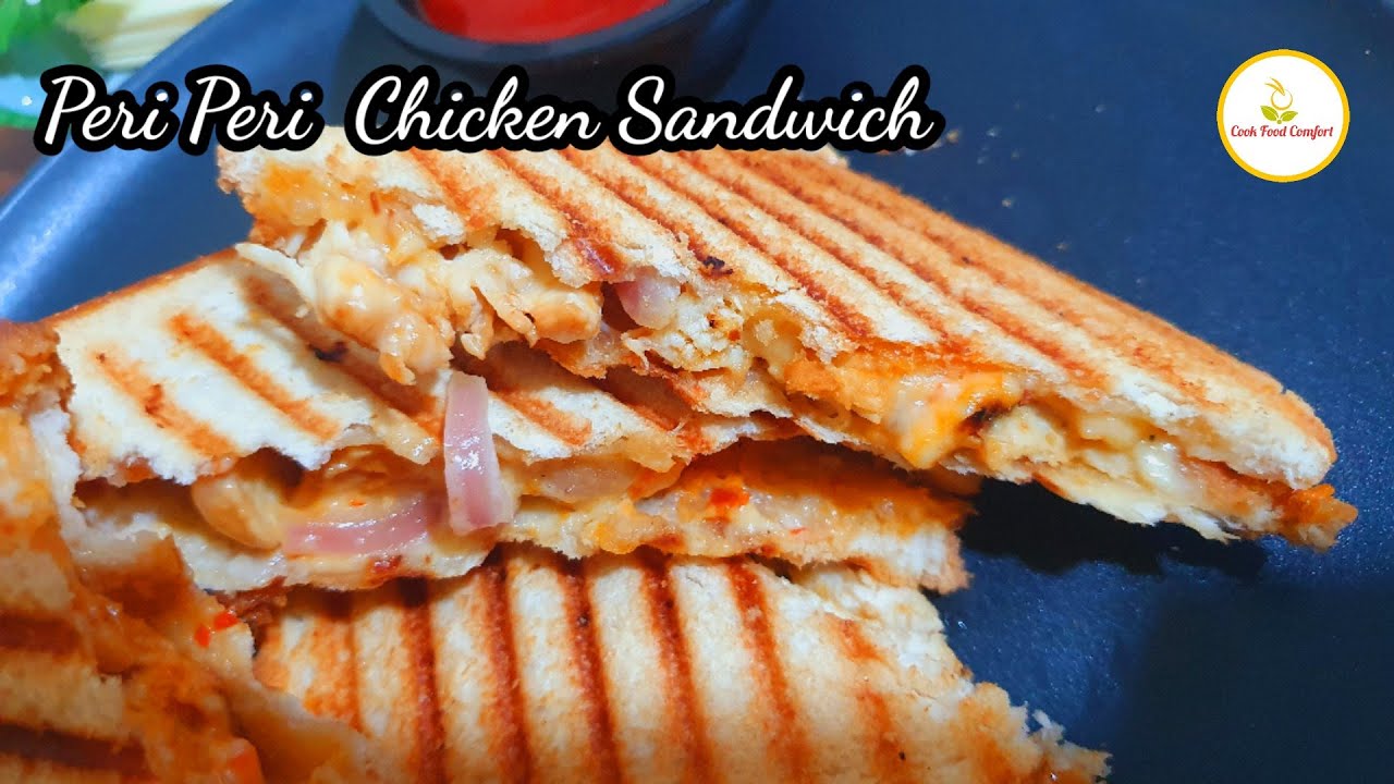 Peri Peri Chicken Sandwich Receipe.|How to Make Peri Peri Chicken ...