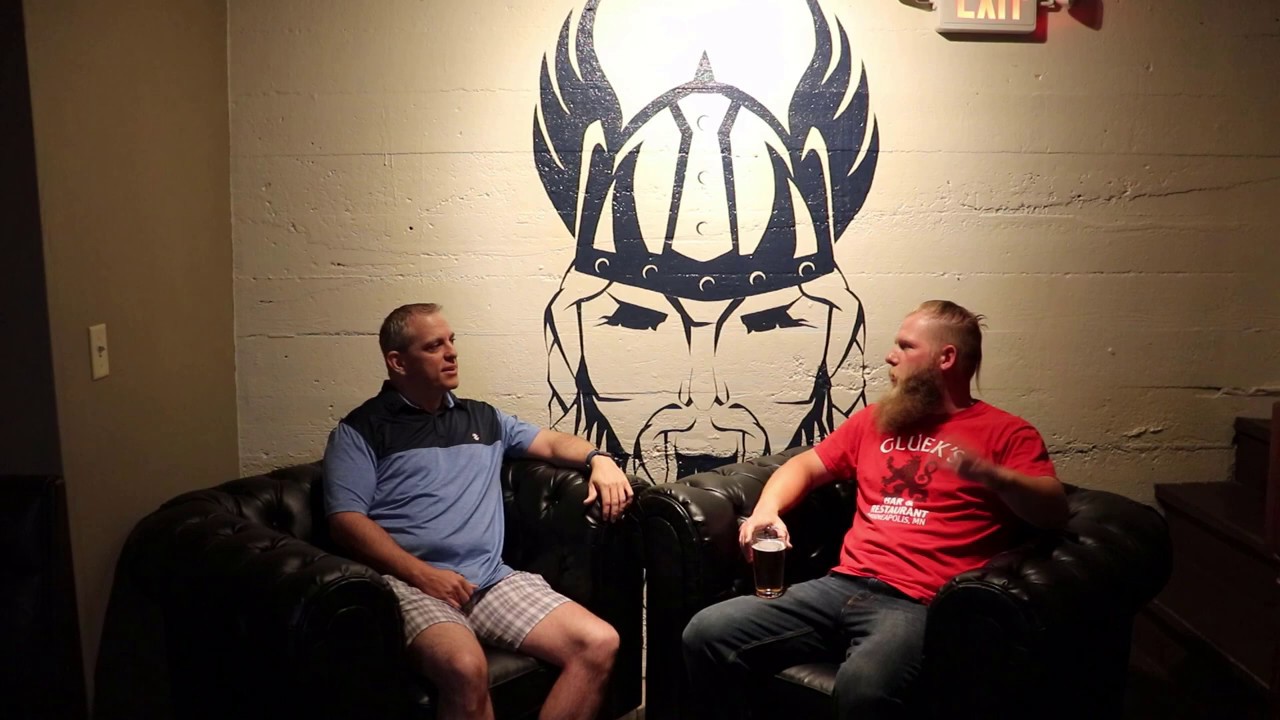 Mike Olinger/Angry Swede Brewing sits downstairs in the speakeasy to ...