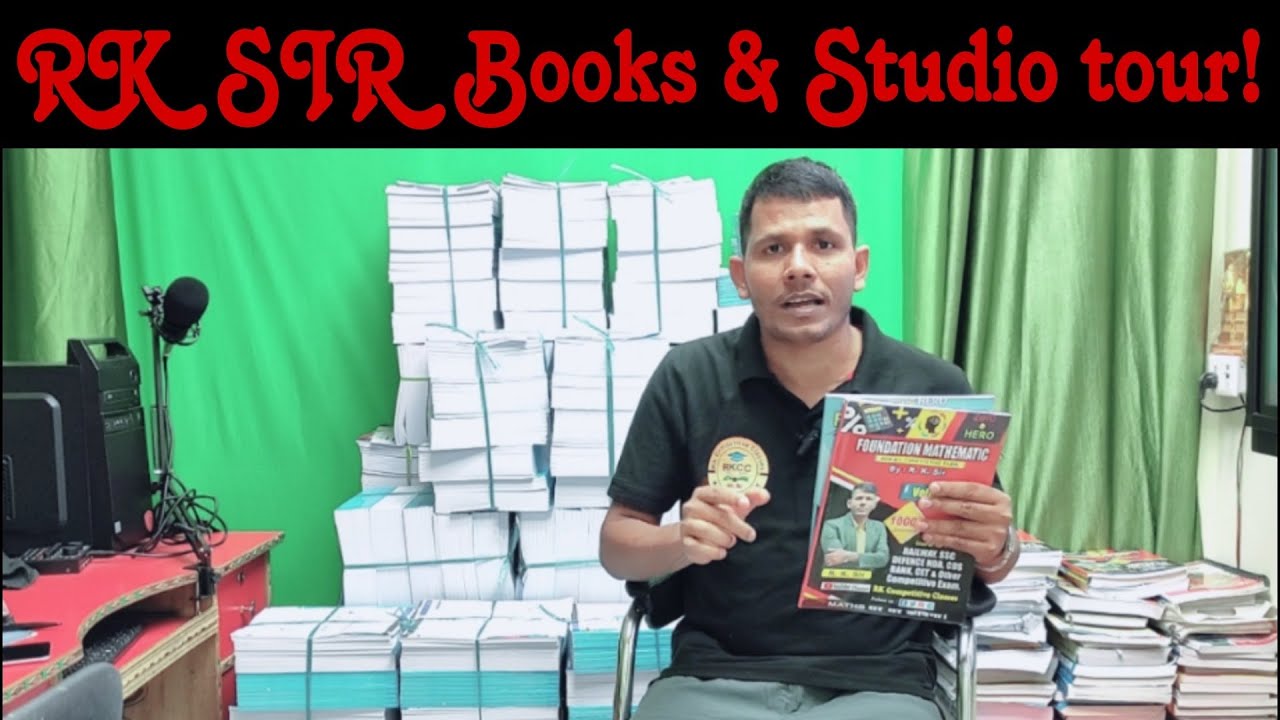 RK Sir Books & studio tour|| Maths by RK SIR|| - YouTube