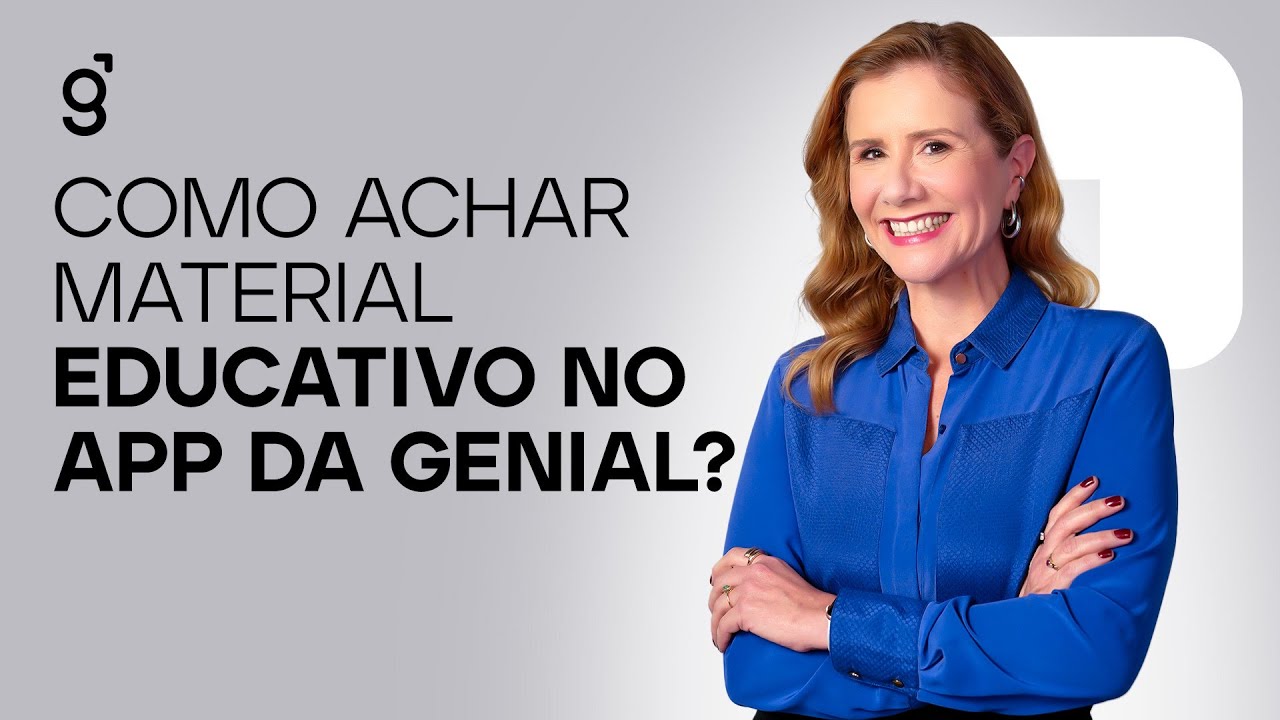 Como achar material educativo no APP da Genial? - YouTube