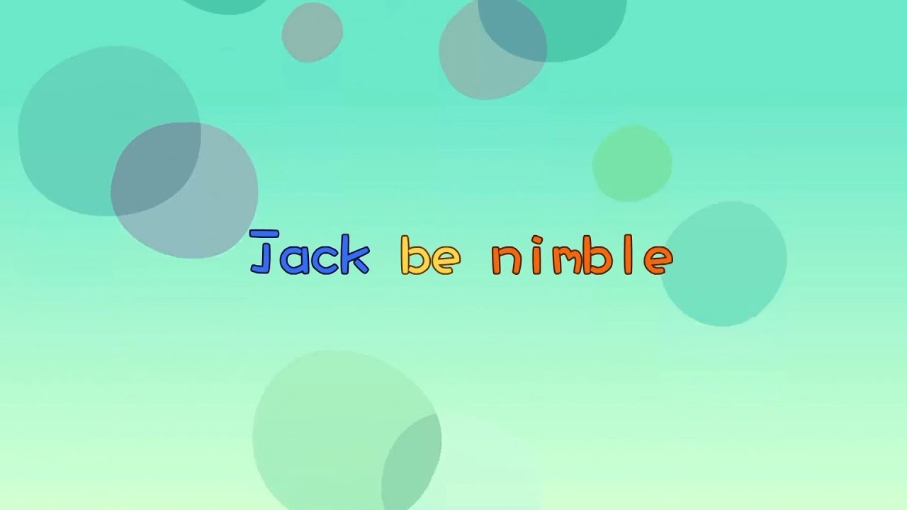 Jack be nimble - YouTube