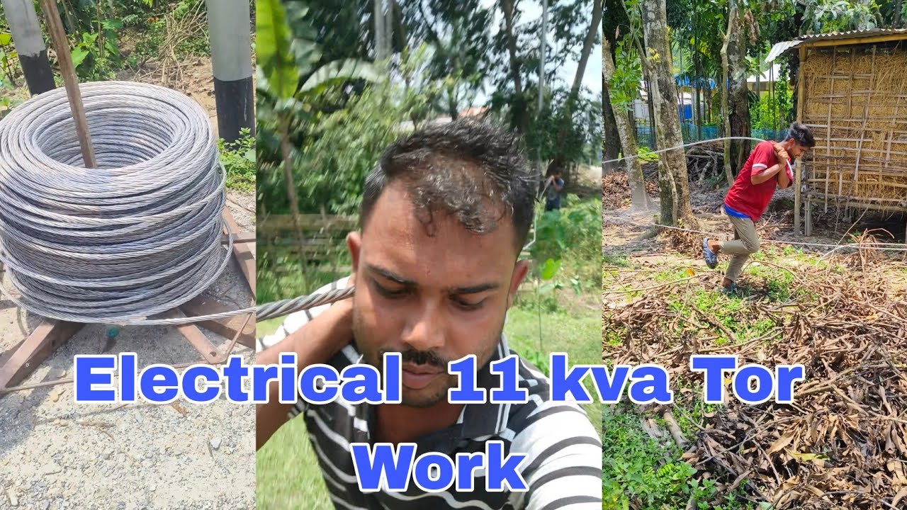 Electrical | 11 kva Tor Work | Lineman - YouTube