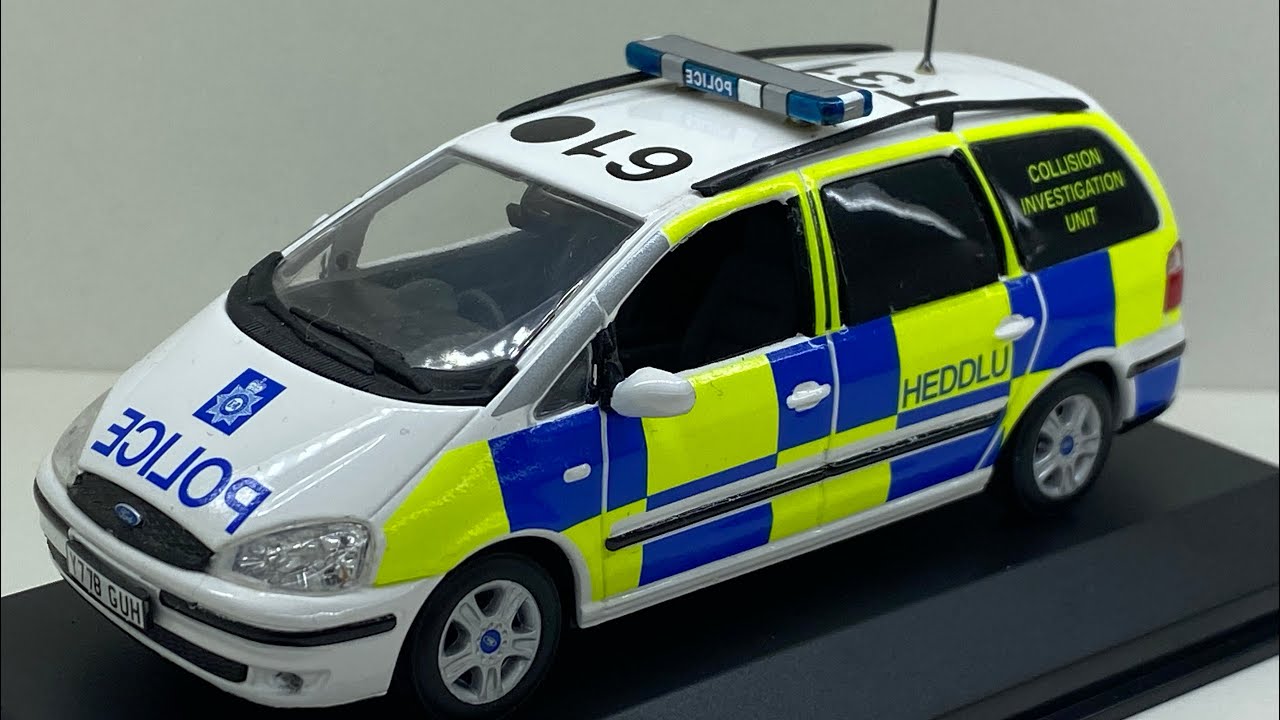 1:43 Ford Galaxy Heddlu Gwent Police CIU Model - YouTube