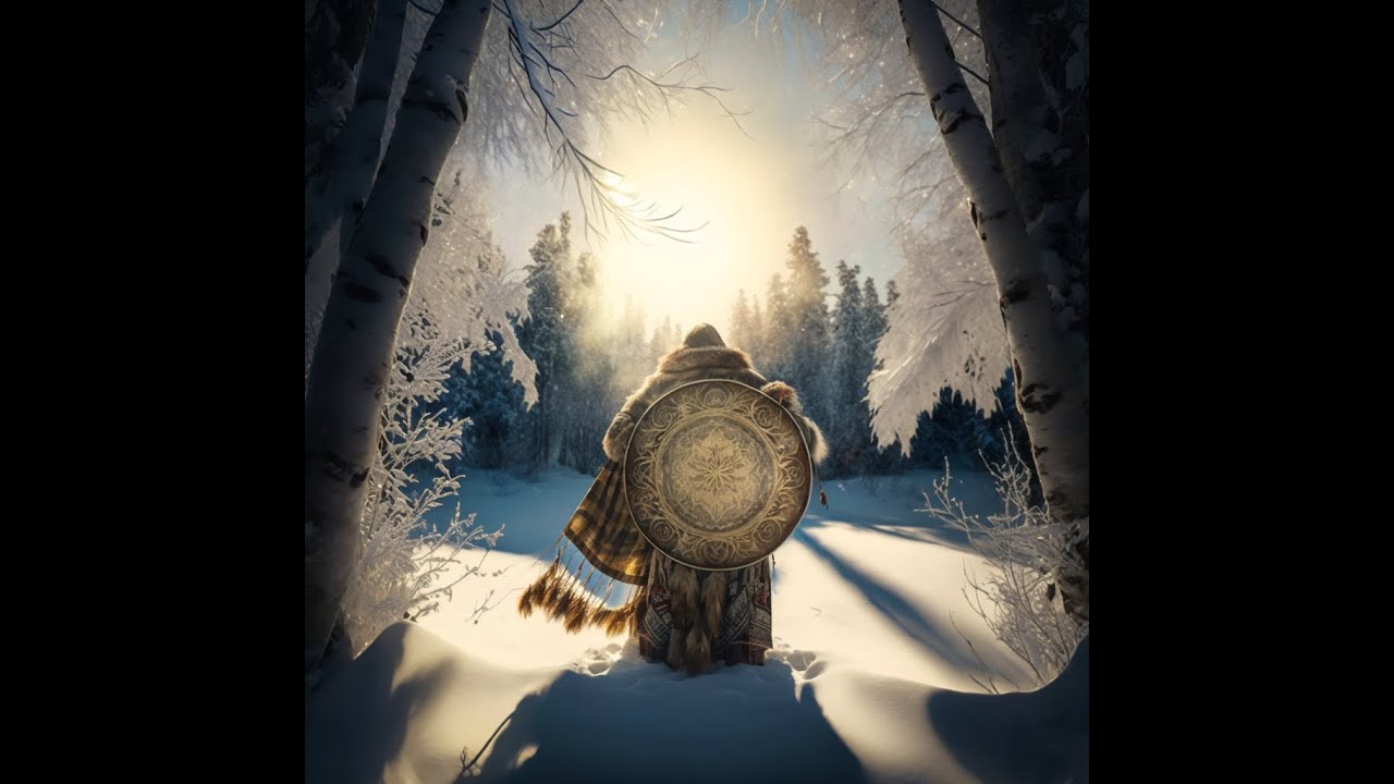 Shamanic drums meets Winter forest - Heart chakra and Solar Plexus ...