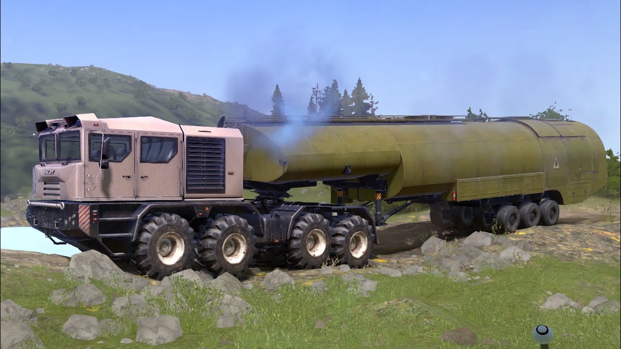 Spintires MudRunner - Volat MZKT 741351 8x8 - Extreme Mountain Offroad ...