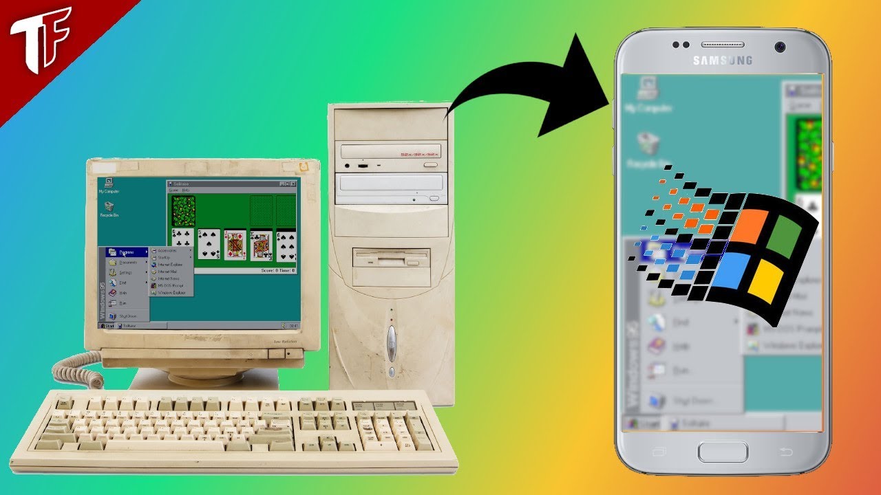 Windows 95 on Android - YouTube