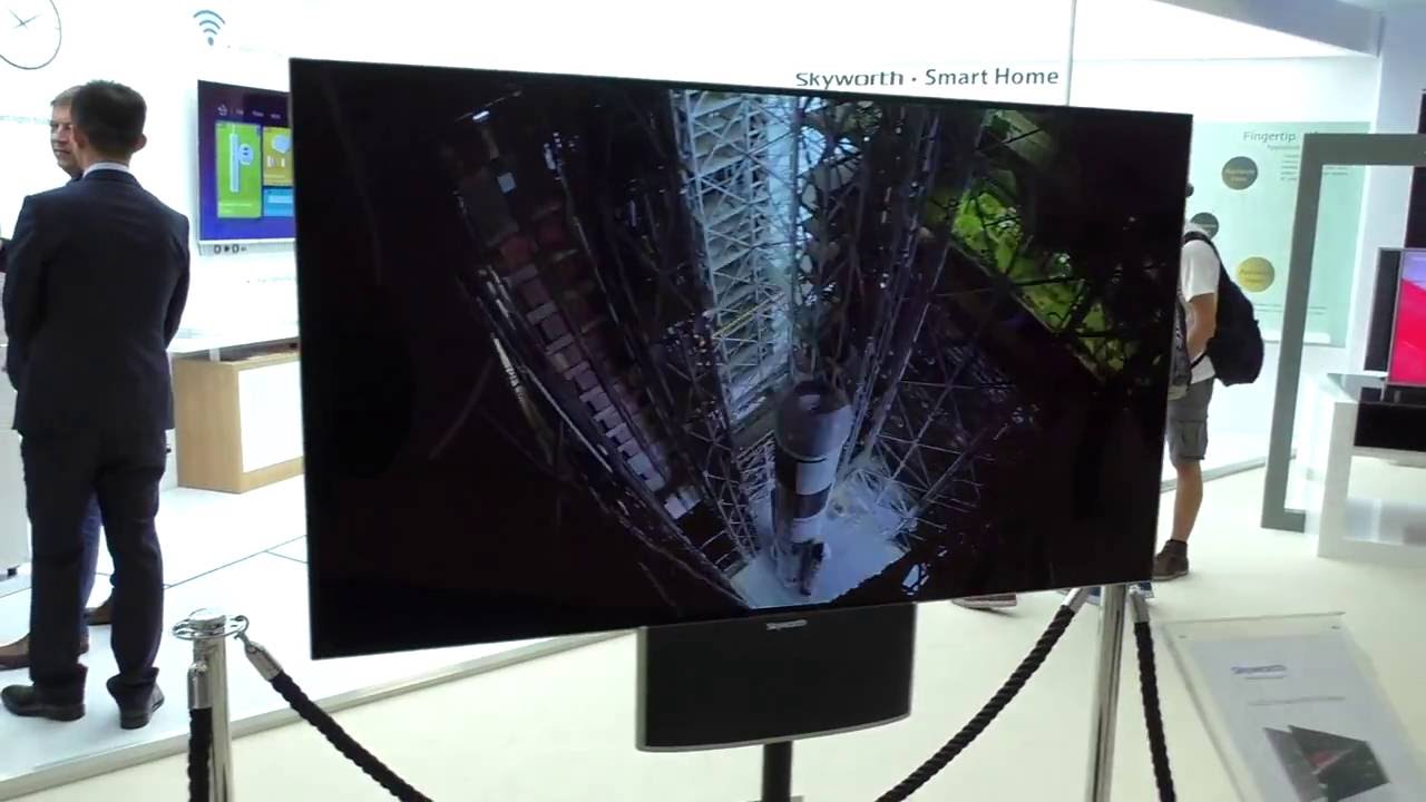[IFA 2016] Skyworth OLED TV with double sided display - YouTube