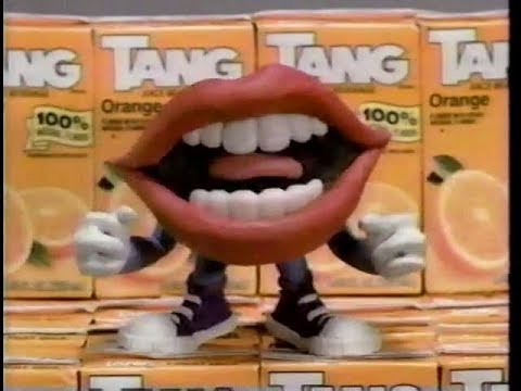 1988 - Tang - Tang Gang & Mouth Stickers Commercial - YouTube