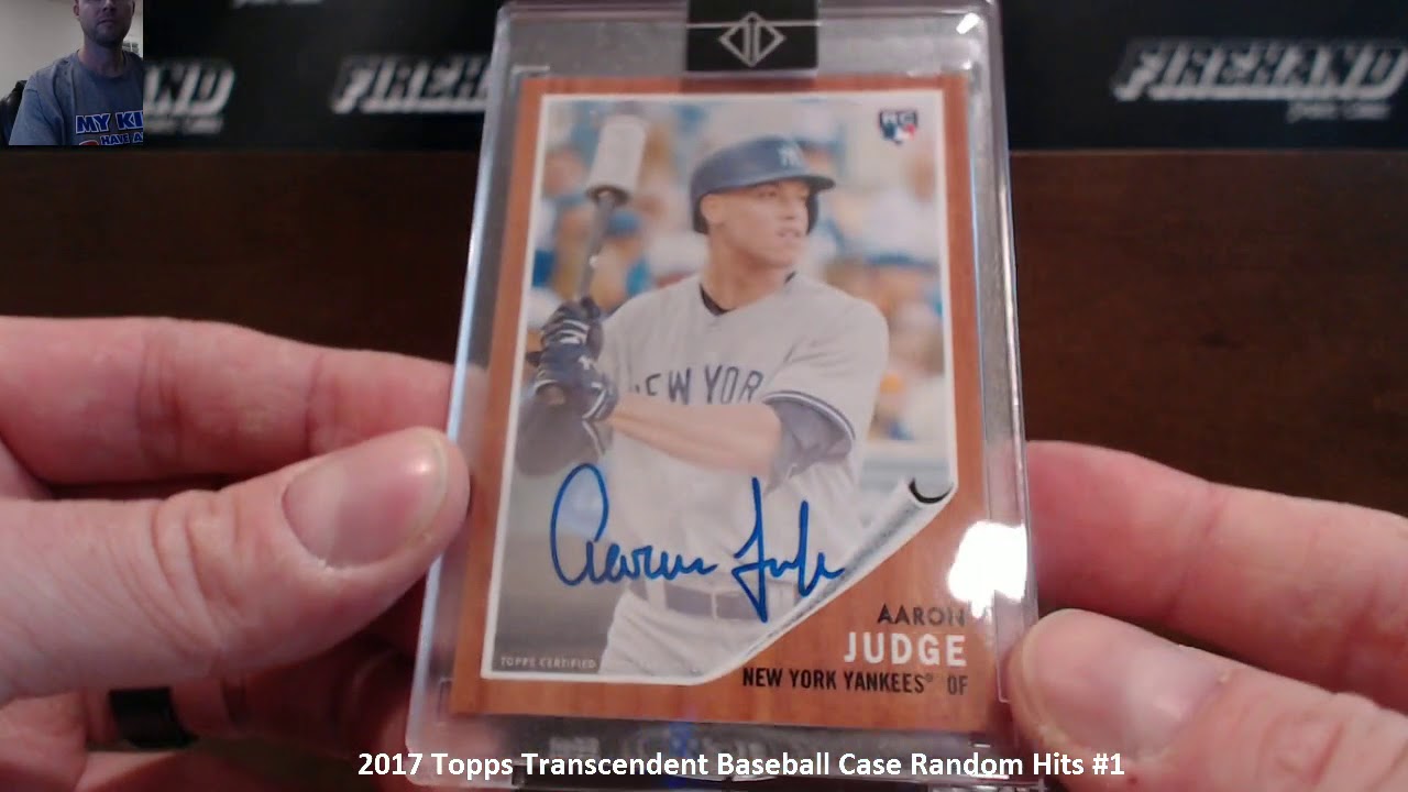 2017 Topps Transcendent Baseball Case Random Hits #1 ~ 12/15/17 - YouTube